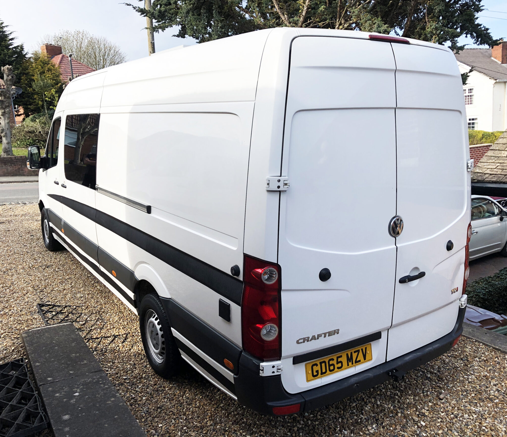 Modern 3 Berth VW Crafter LWB Conversion | Quirky Campers