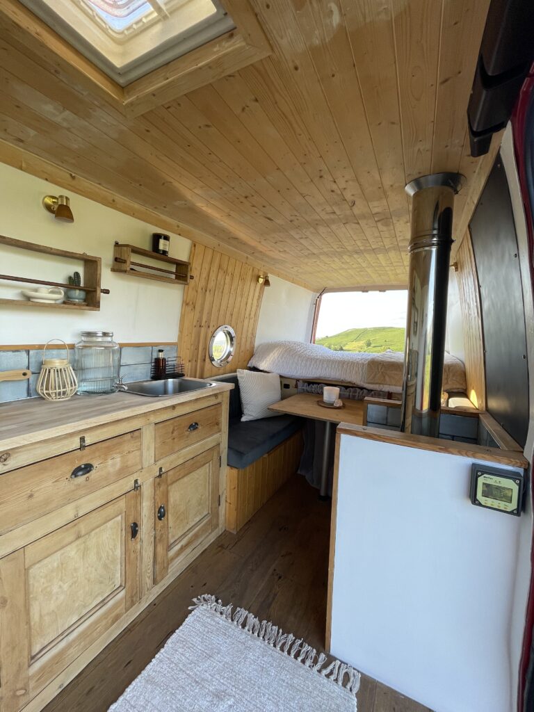 Mercedes Sprinter 3 Berth with Cosy Log Burner & 12mths MOT | Quirky ...